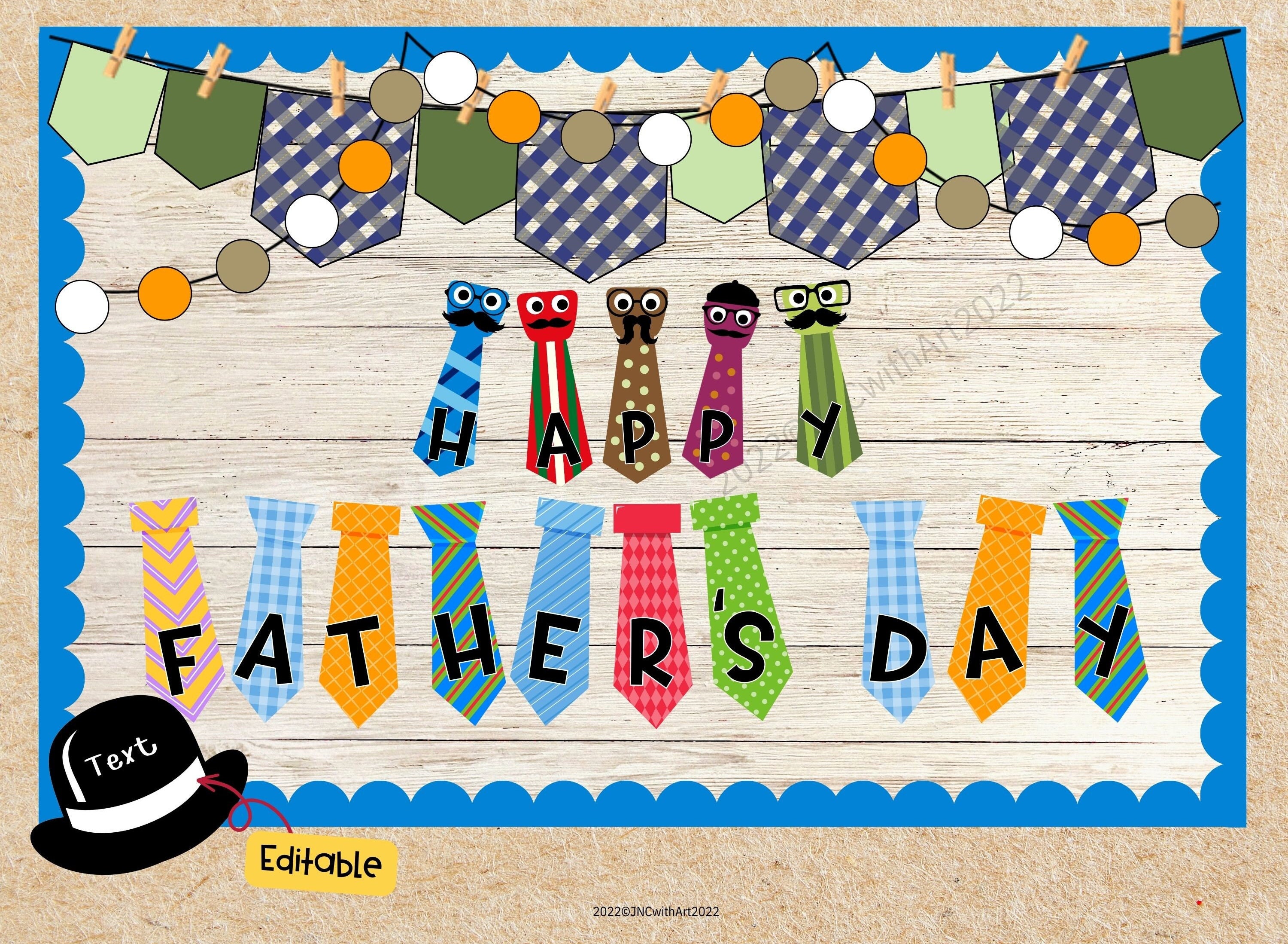 Father's Day Bulletin Board Kit-door Decor-bible Verse Father's Day ...