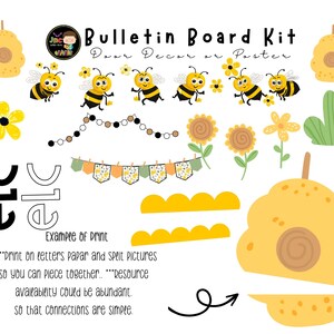 Bee Kind Bulletin Board Kit: Spring Classroom Decor (digital Download ...