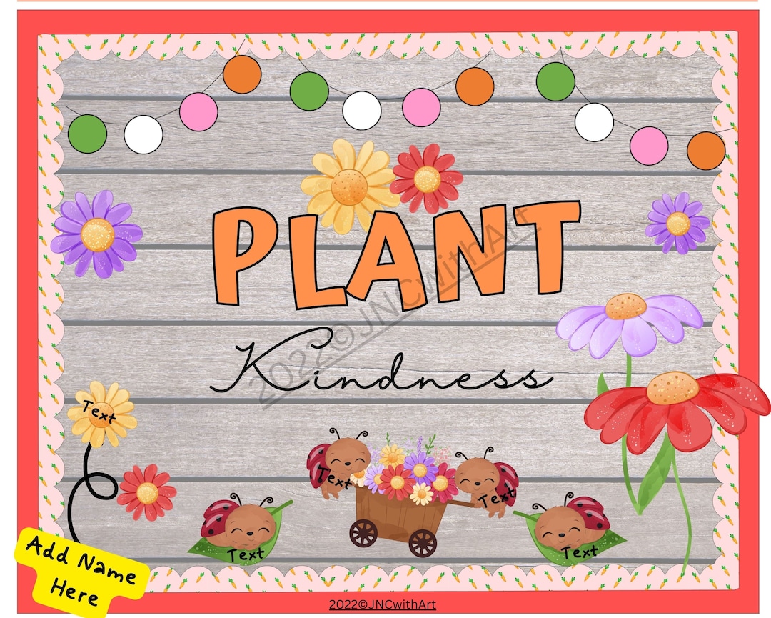 Plant Kindness, Hello Spring, Hopping Into Spring, Spring Bulletin ...