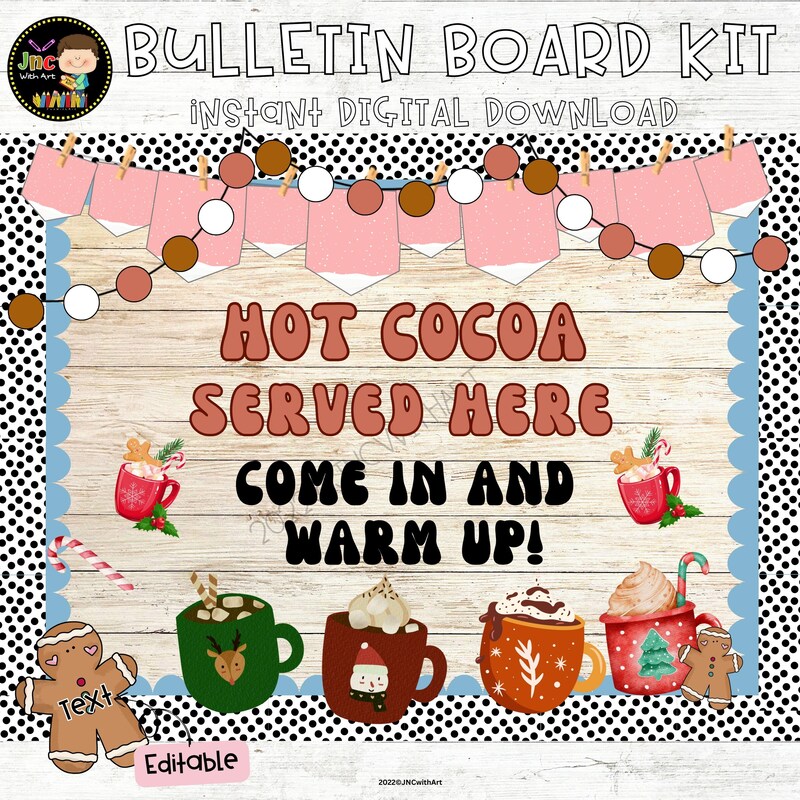 Hot Cocoa Bulletin Board - Etsy