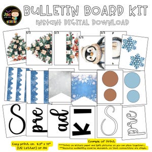 Spread Kindness This Season Bulletin Board Kit Winterclassroom Door ...