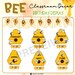 Birthday Bulletin Board Kit Birthday Chart BEE Themed | Editable - Etsy UK