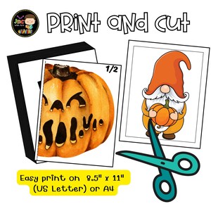 Halloween Gnomes Bulletin Board Kit Pumpkins Oct Door Decoration ...