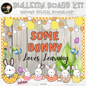 Easter Bulletin Board Kit | Spring Classroom Door Decorations ...