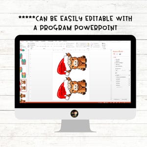 Christmas Highland Cow Bulletin Board Kit January Winter Door Decor ...