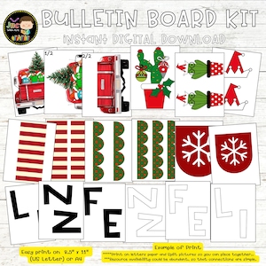 Feliz Navidad Ethnic Christmas Bulletin Board Kit Door Decor Poster ...