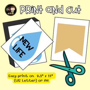 Spring Bulletin Board Church Bible Verse Christian Raindrop Themed ...