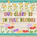 Spring Flowers Bulletin Board Kit, Seeds of Kindness, Door Decor ...