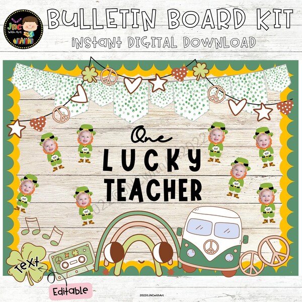 St Patricks Bulletin - Etsy