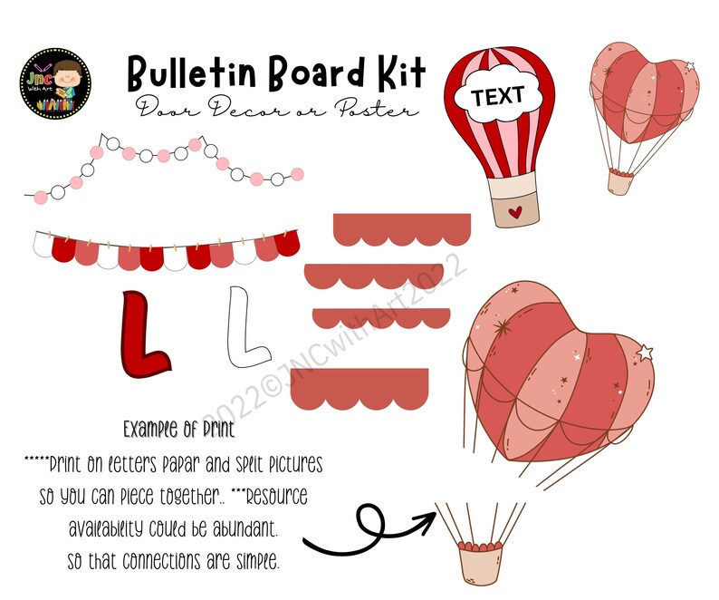 Valentine's Day Bulletin Board Kit, in Our Loves ERA, Door Decor ...