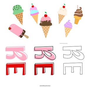 Ice Cream Bulletin Board Kit , Door Decor,summer June July, End of Year ...