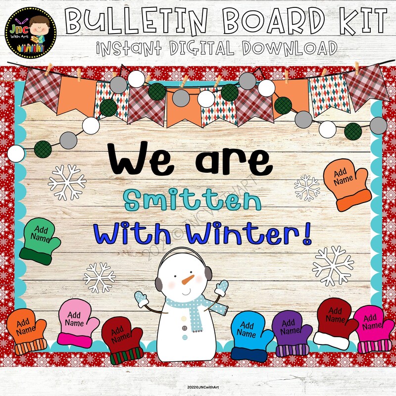 Mitten Bulletin Board - Etsy