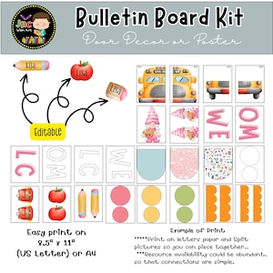 Back to School Gnome Bulletin Board, Welcome Back Gnome, Door Decor ...