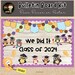 Graduating Bulletin Board Kit End of Year Graduation May June Editable ...
