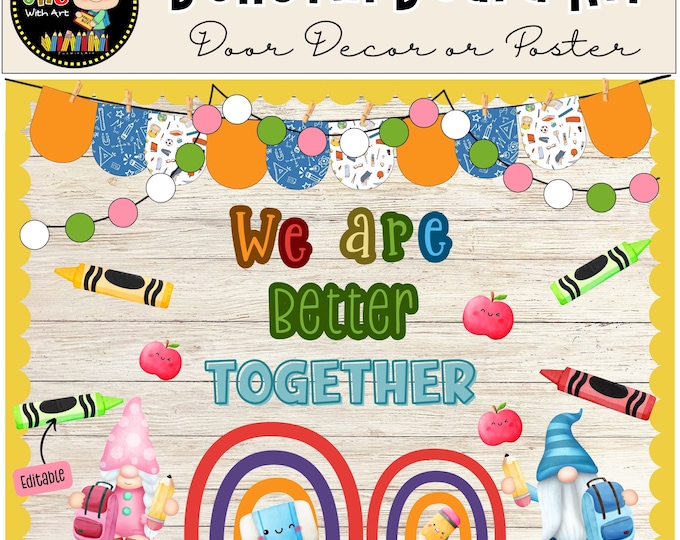 Teachers School Classroom Door Decoration Cutouts DIY Kit oh Snap, Look ...