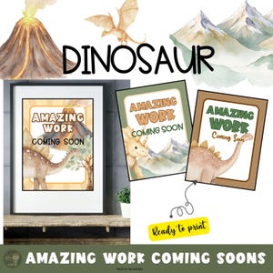 Dinosaur Themed Classroom Decor Bundle, Back to School Bulletin Board ...