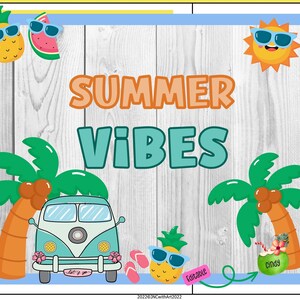 Summer Bulletin Boards for School, Door Decoration, Summer Bulletin ...