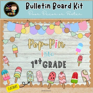 Welcome Back to School Bulletin Board Ideas | Door Decoration Kit ...