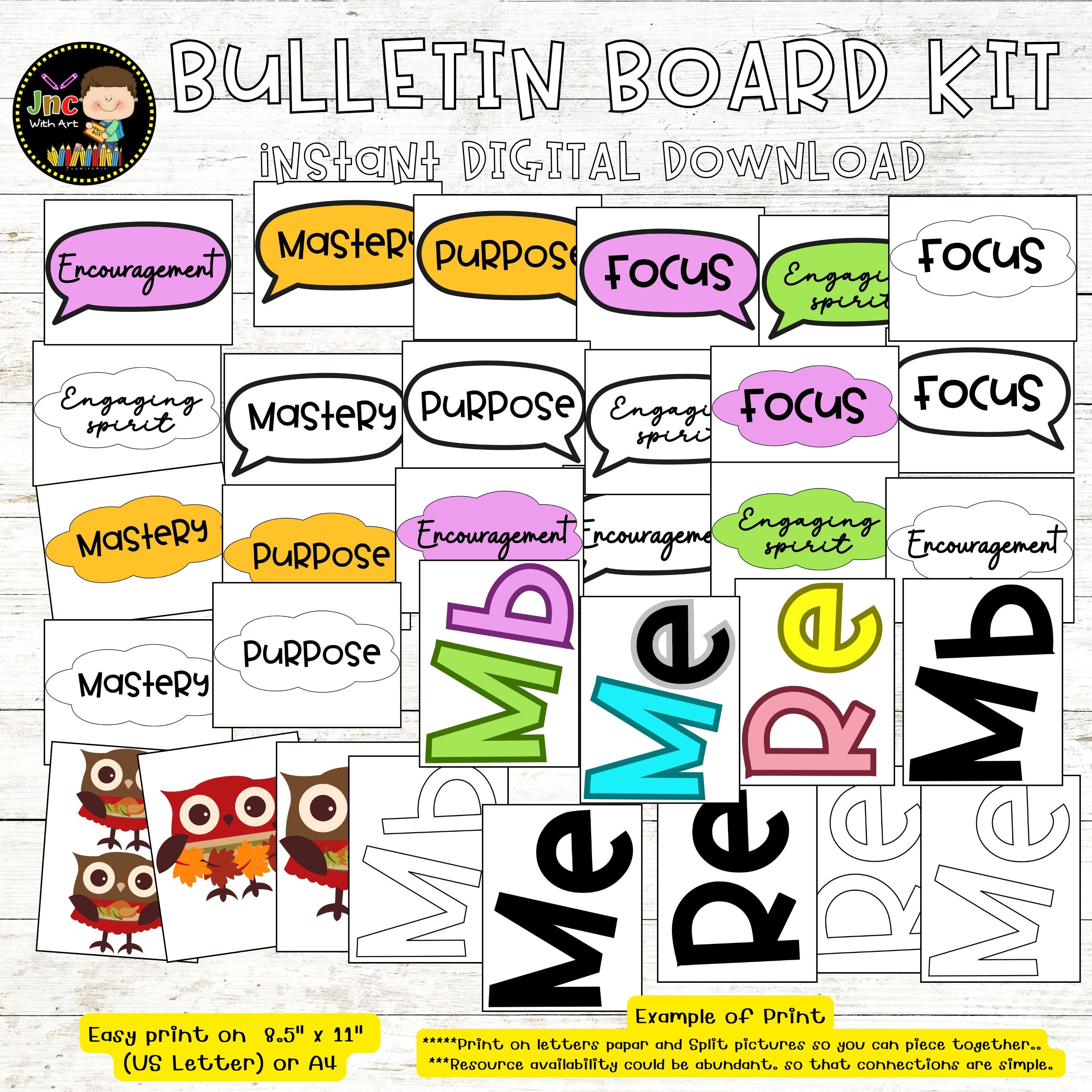 Back to School Remember Your Why Bulletin Board Set Staff Room Door ...