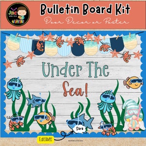 Diving Into Summer Bulletin Boards for School Ocean Classroom Door ...