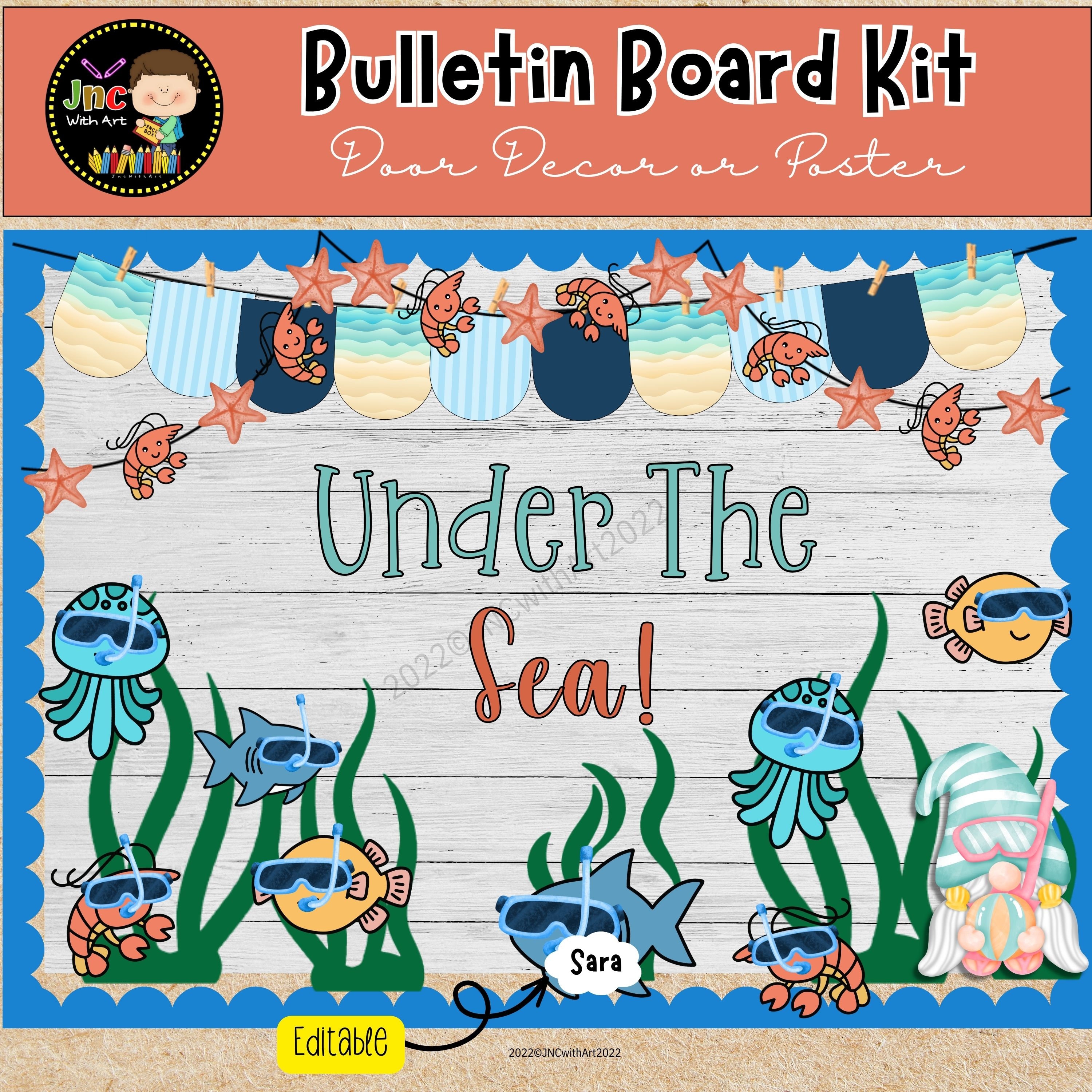 Diving Into Summer Bulletin Boards for School Ocean Classroom Door ...