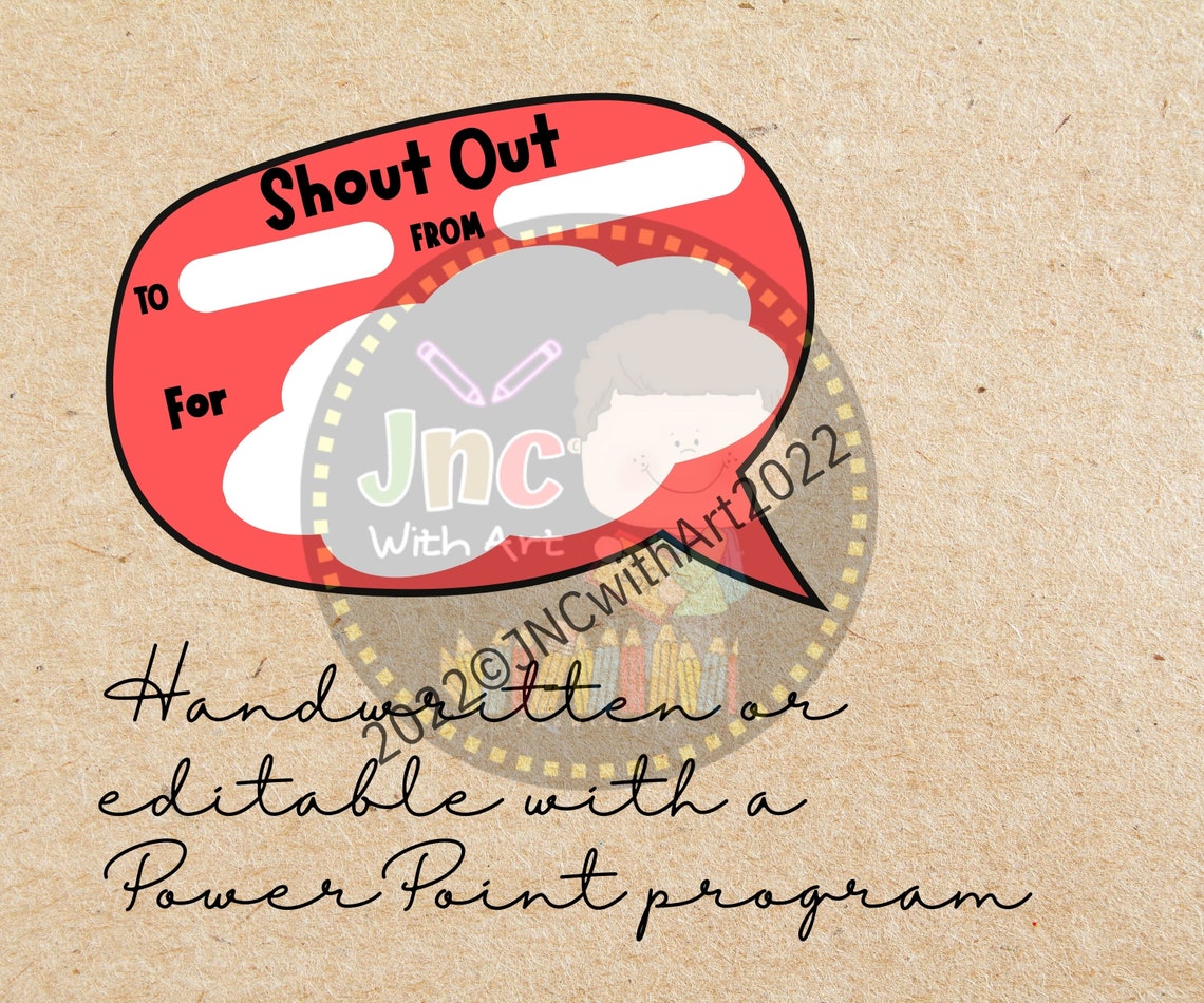 Shout Outs Bulletin Board Kit, Shout Out Cards, Staff Appreciation ...