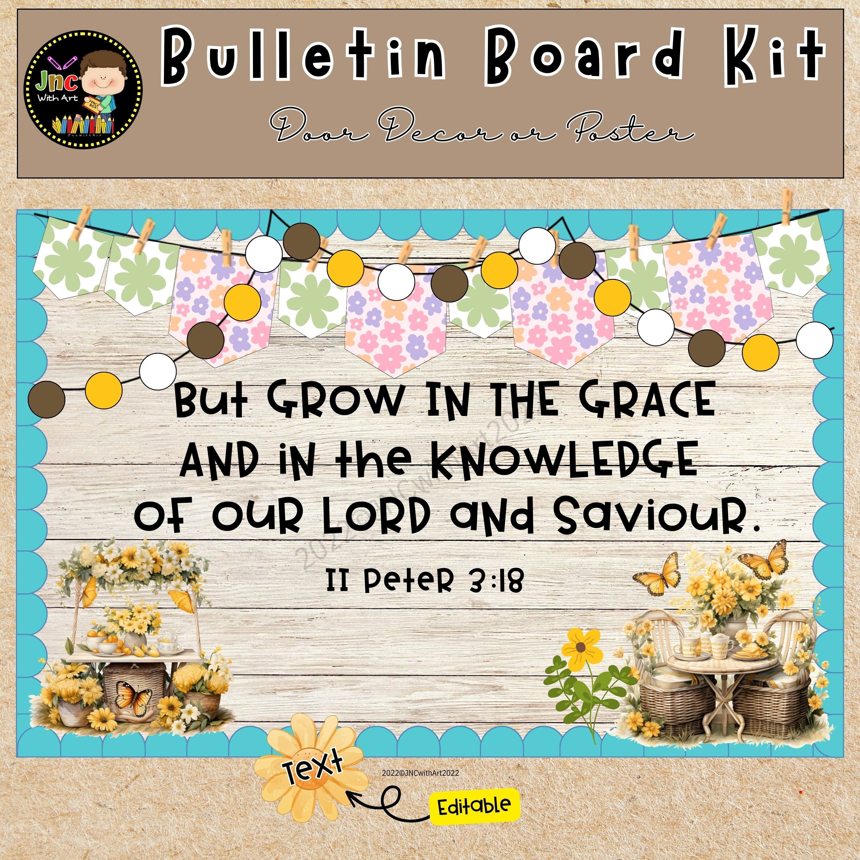 Memory Verse Bulletin Board