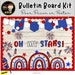 4th July Fireworks Independence Day Bulletin Board, Door Decor Kit ...