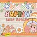 Groovy Spring Bulletin Board Kit,spring Theme,april Door Decor,editable ...