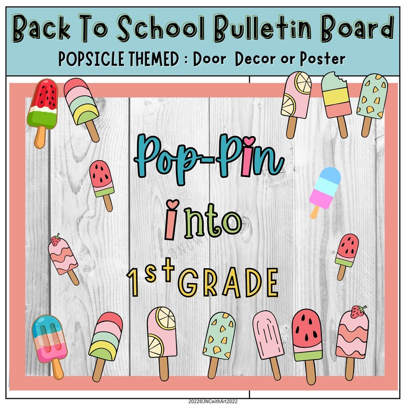 Welcome Back to School Bulletin Board Ideas Door Decoration - Etsy