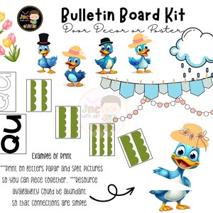 Ducks Spring Bulletin Board Kit | Classroom Door Decor| Printable ...