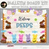 April Bulletin Board Kit|peeps Bulletin Board|easter Door Decor ...
