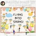 Spring is in the Air Bulletin Board Kit Classroom Door Decor Editable ...
