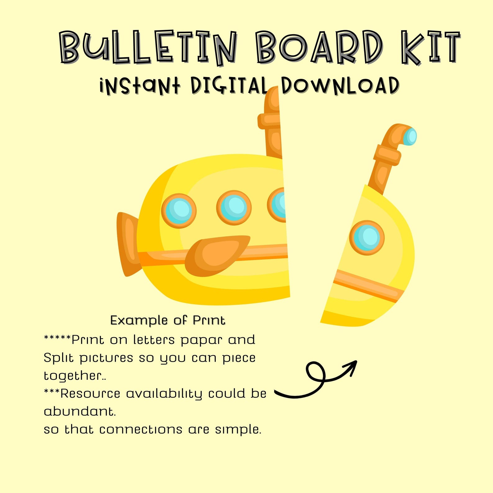 Under the Sea Bulletin Board Kit | Ocean Theme Classroom Door Decor ...