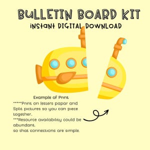Under the Sea Bulletin Board Kit | Ocean Theme Classroom Door Decor ...