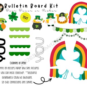 St.patrick’s Day March Bulletin Board Kit You Are Worth More Than Gold ...