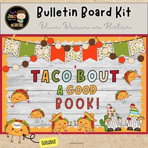 TACO 'bout a Great Staff Bulletin Board Ideas Door Decoration Kit ...