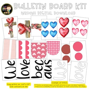 Valentine Day Bulletin Board Bible Verse Christian Church Religious ...