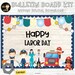 Happy Labor Day Bulletin Board Kit September Door Decoration Editable ...