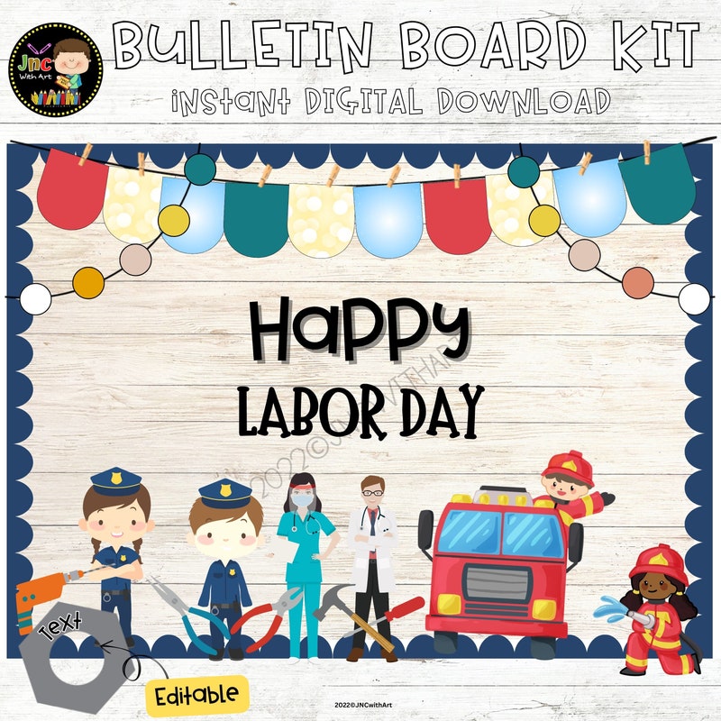 Labor Day Bulletin Board - Etsy