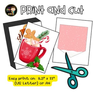 Hot Cocoa Bulletin Board Kit Winter Door Decor Editable - Etsy