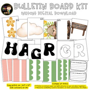 Groundhog Day Bulletin Board Kit Activity February Classroom Decor ...