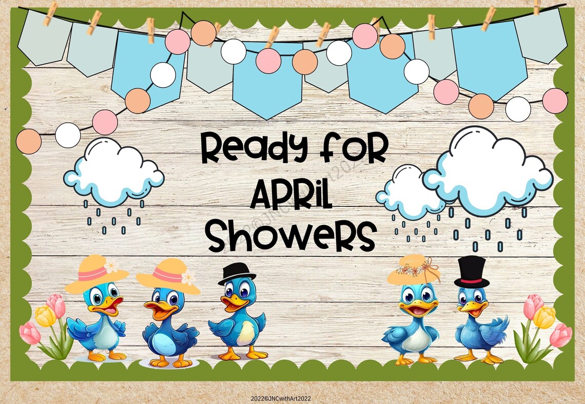 Ducks Spring Bulletin Board Kit | Classroom Door Decor| Printable ...