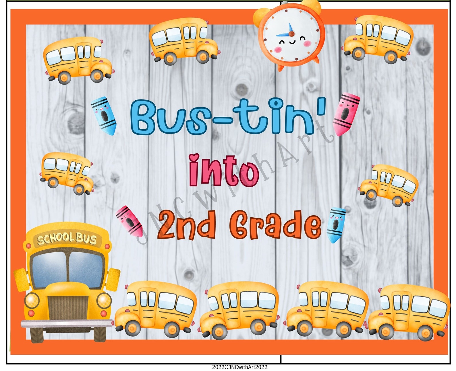 Welcome Back to School Bulletin Board Bustin Into Schooldoor - Etsy
