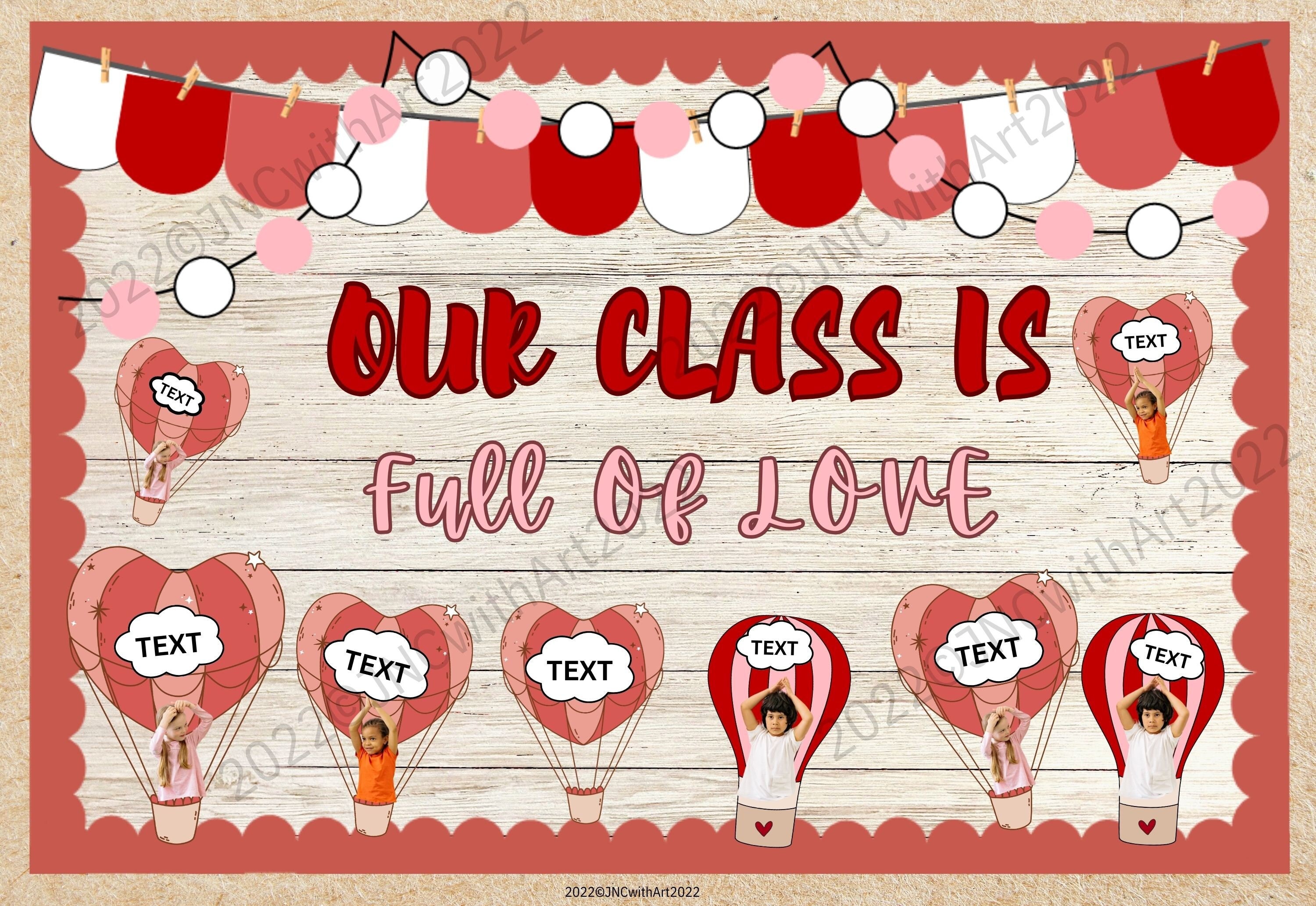 Valentine's Day Bulletin Board Kit, in Our Loves ERA, Door Decor ...
