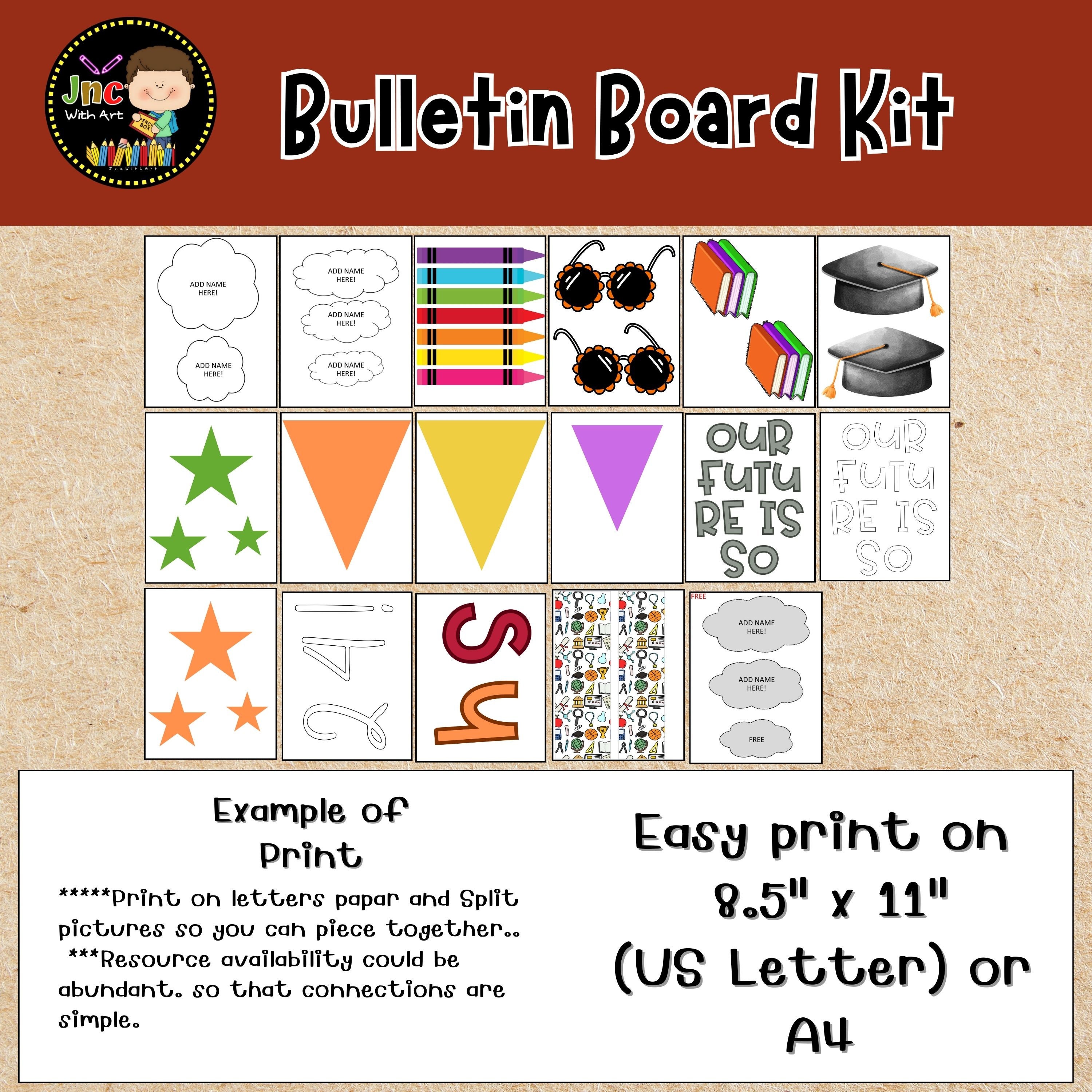 End of the Year Bulletin Board Kit Graduation Classroom Door Decor ...