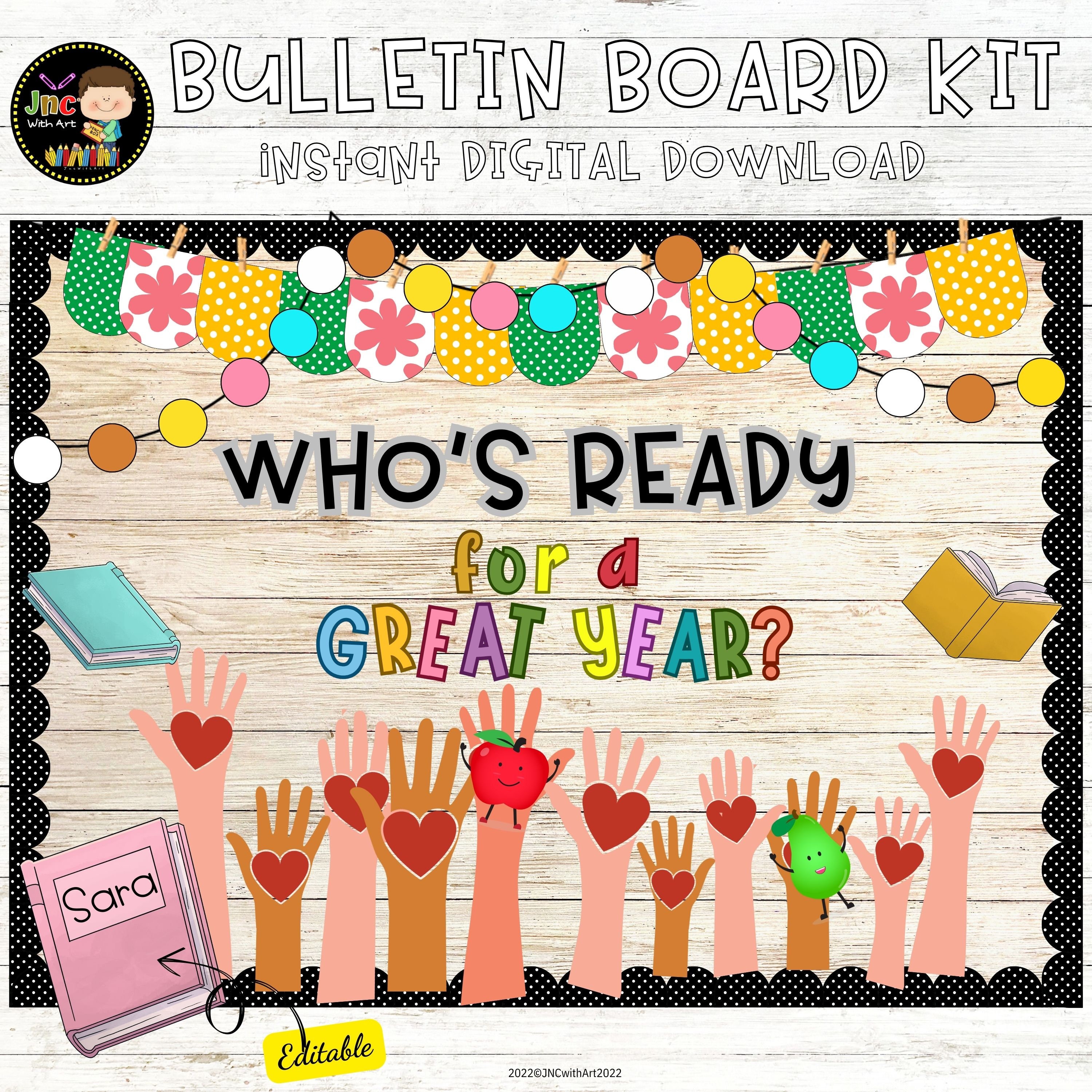 Who's Ready for a Great Year Bulletin Board for School Back to School ...