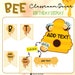 Birthday Bulletin Board Kit Birthday Chart BEE Themed | Editable - Etsy