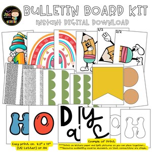 100 Days of School Bulletin Board Kit Interactive Classroom Decor ...