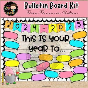 Back to School Bulletin Board Kit | Door Decor | Beginning of the Year ...
